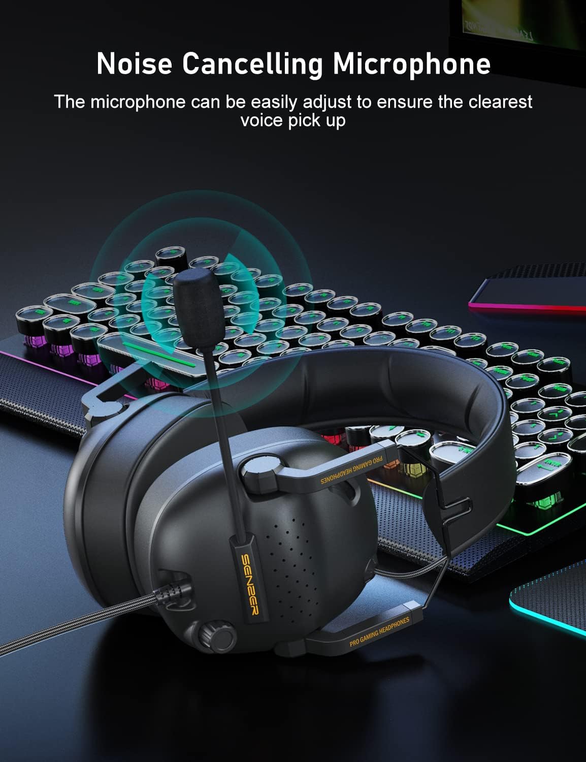 SENZER SG500 Surround Sound Pro Gaming Headset Review - The Gaming Mecca