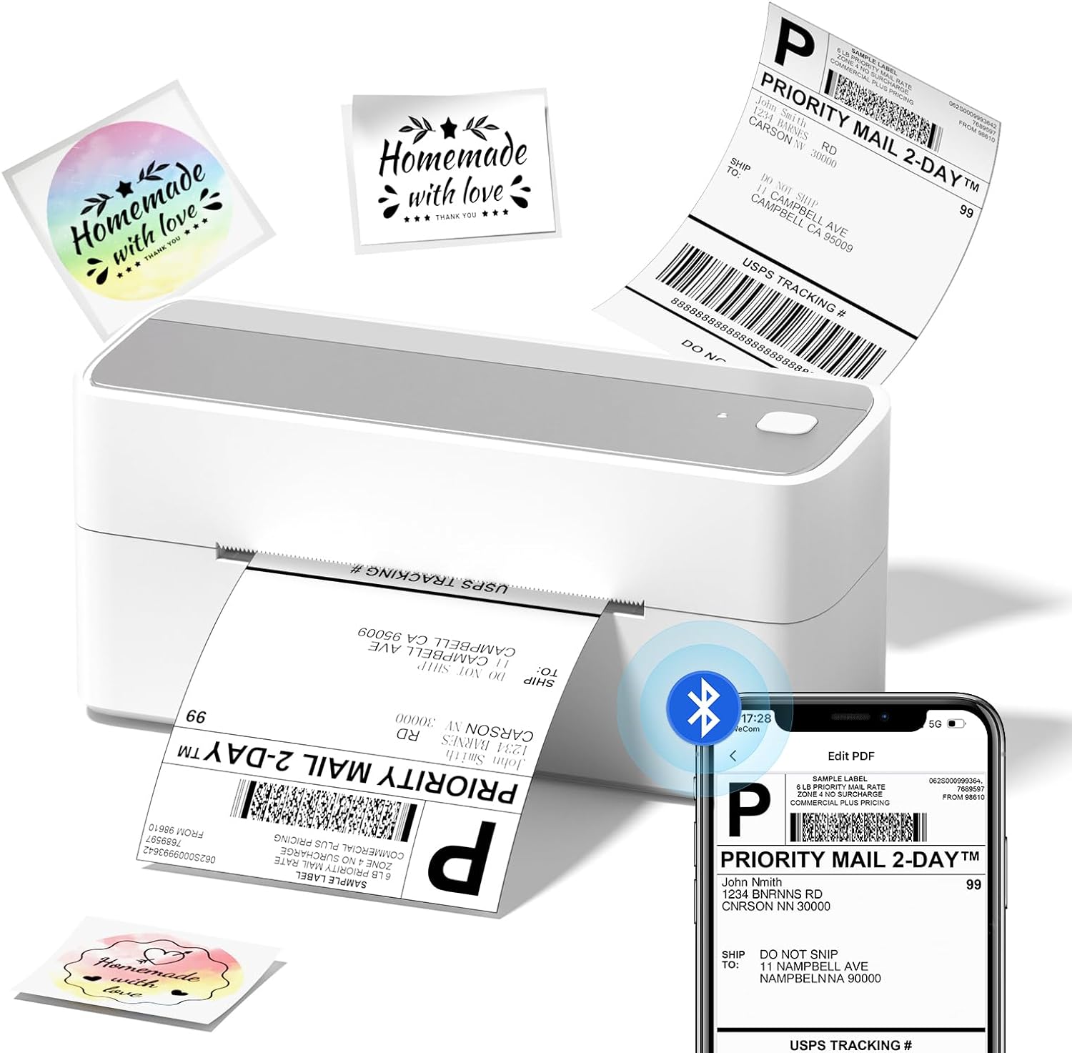 Best Bluetooth Shipping Label Printer Review 2024 - The Gaming Mecca