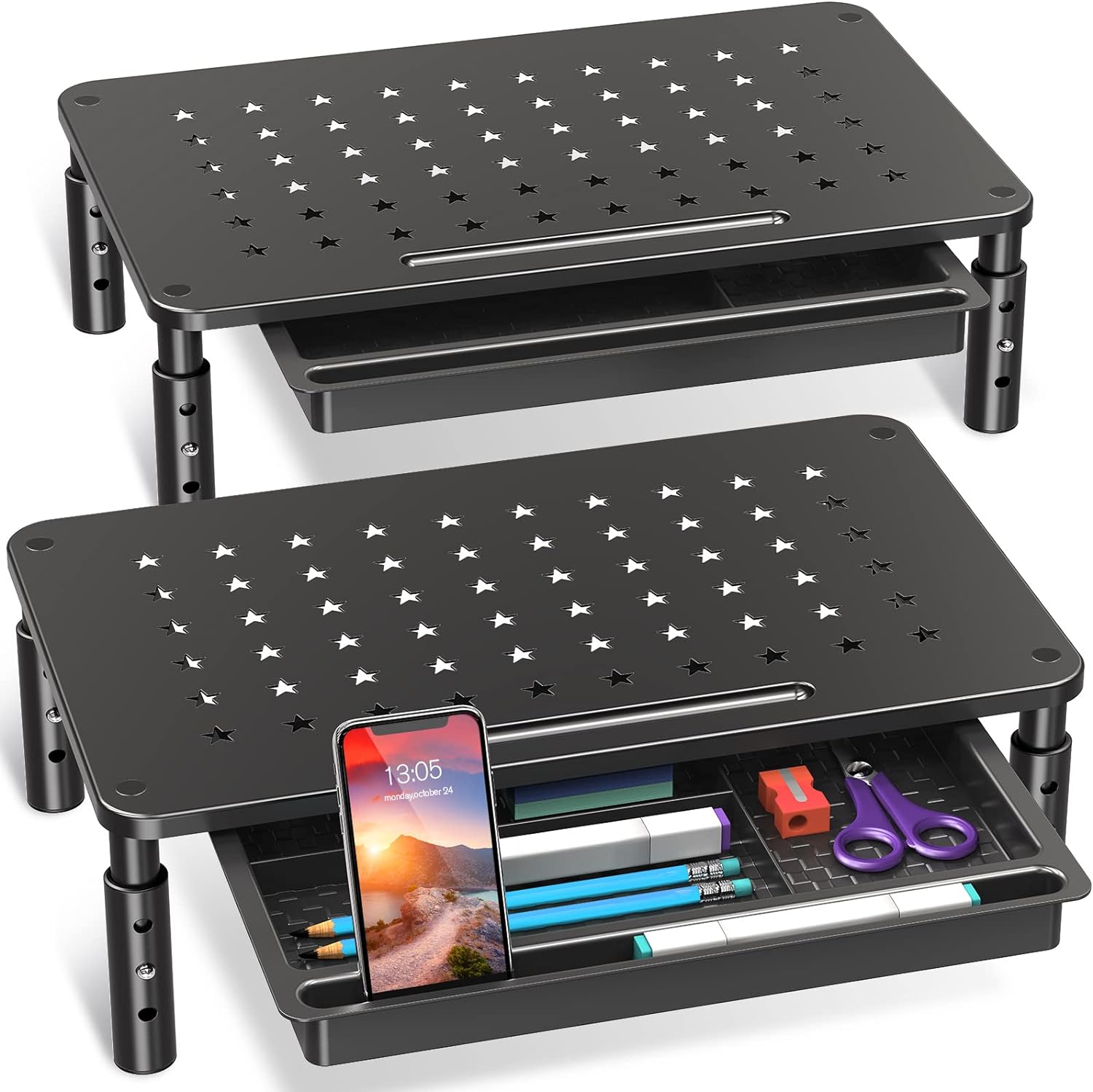 Adjustable Monitor Stand with Drawer Review - The Gaming Mecca