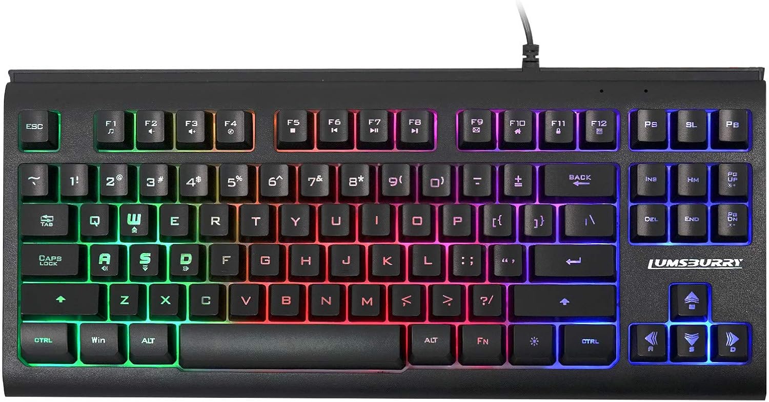 Rainbow LED Backlit Gaming Keyboard Review - The Gaming Mecca